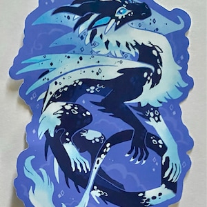 Whiteout and Thoughtful Wings of Fire WOF Acrylic Charm - Etsy