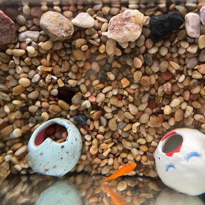 Ceramic Pointed Fish Cave MADE TO ORDER Aquarium Decoration Under the ...