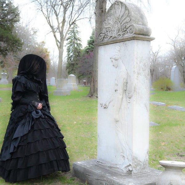 Fae of the Falls Gown Made to Measure Cotton Elven Fairy Witch Medieval ...