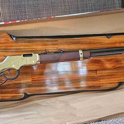 Rustic CHERRY Pyrography Wood Burned Henry Gun Rifle Plaque Ranch ...