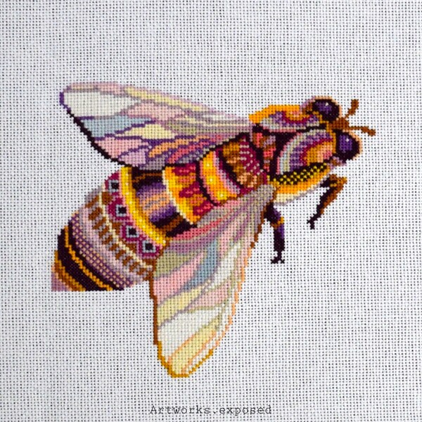 Mandala Bee #P310 Cross Stitch Embroidery Pattern Instant Download ...