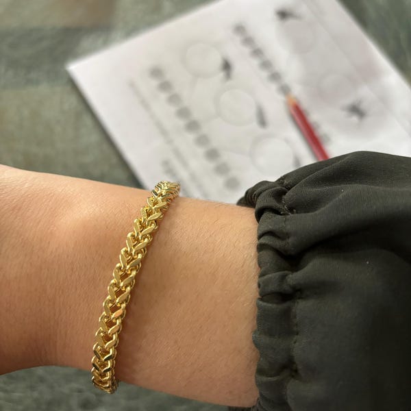 14k Gold Diamond Cut Franco Bracelet - Unisex Gift - Etsy