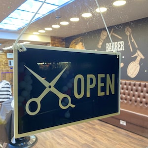 Open at 9AM 3mm Rigid 120mm X 200mm Sign Shop Window Door | Etsy