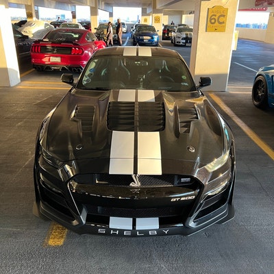 White Front Bumper Letters for Shelby GT500 2020 ABS Plastic Inserts ...