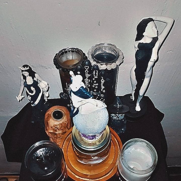 Miniature Egyptian Statues | Apis Bull | Isis | Osiris - Etsy