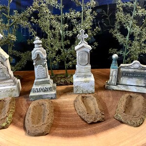 Miniature Distressed Tombstone Cemetery Crypt Girl - Etsy