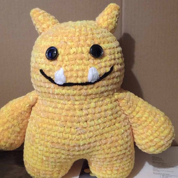 Ike the Monster Crochet Pattern - Low-sew - Etsy