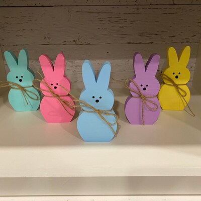 Easter Handmade Wooden Craft Kit for Kids, Easter Decor, Wood Hand Cut ...