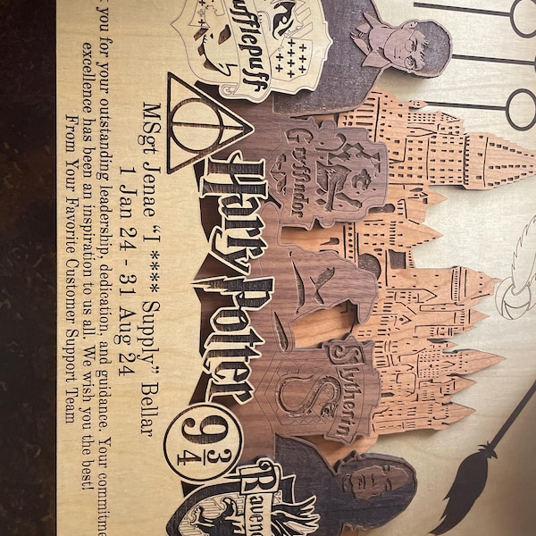 WALTER REED Hospital Andrews Air Force Base 3D Wooden Name Plaque Army ...