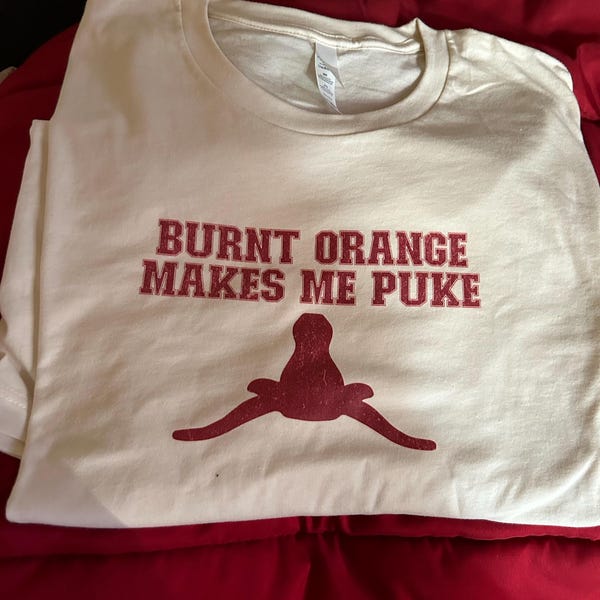 Burnt Orange Makes Me Puke Comfort Colors Grey - Etsy