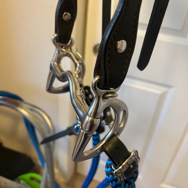 Cavalon Full Cheek Soft Leather Snaffle Bit - Etsy