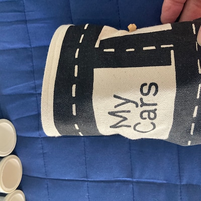 Organic TOY CAR ROLL Small Cars Toy Car Storage Kids Birthday Gifts ...