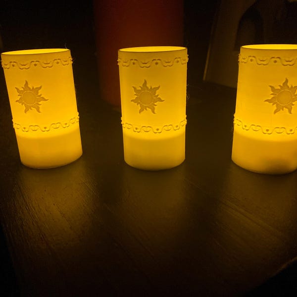 Tangled Lantern Tea Lights - Rapunzel’s Floating Lights - Three (3 ...