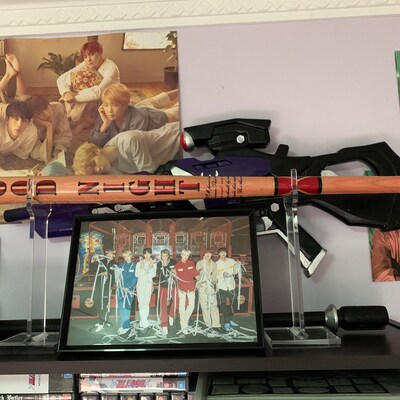 Rifle, Long Gun Display Stand, for Displays and Shows, Clear Acrylic ...