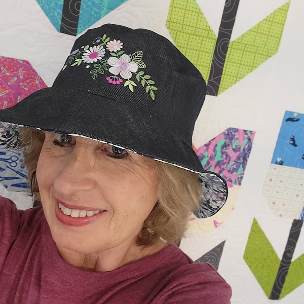 Machine Embroidery Design- Modern Boho Flowers - Modern Floral Digital ...