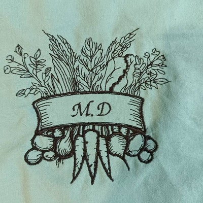 Fresh Bread Heart Embroidery Design 3 Sizes Wheat Heart Machine ...