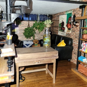 Clownfish Luminous Tiny Dollhouse Fishtank Resin Jar With LED Light ...