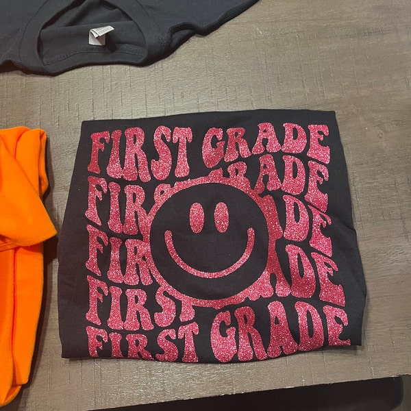 First Grade Smile Svg, 1st Grade Svg, Vector Cut Files for Cricut ...