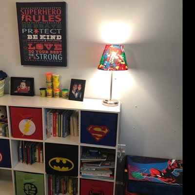 Marvel Lamp Shade. Thor, Captain America, Hulk, Ironman, Spiderman ...