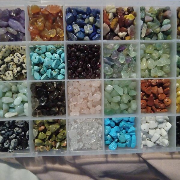 Bulk Crystal Kit, Healing Gemstone Crystal Chip Kit,chakra Beads,stone ...