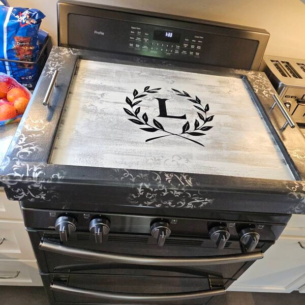 Vintage Grain Stove Top Cover, 5 STYLES,CUSTOM Size Stove Cover,stove ...