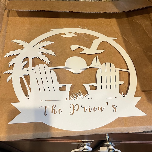 Custom Beach Decor, Nautical Decor, Lake House Decor, Summer Beach ...