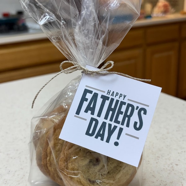 Printable Father's Day Gift Tag - Father's Day Treat Tag - Father's Day ...