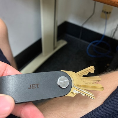 Smart Key Organizer, Orbitkey Keychain Key Fob With Rivet, Personalized ...