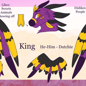 Complex Furry Reference Sheet - Etsy