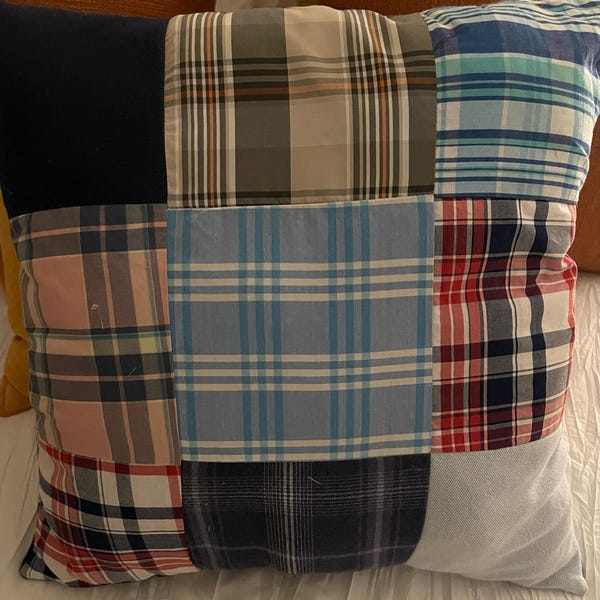 Patchwork Memory Quilt/memory Quilt/memory Quilt Made From Clothing - Etsy