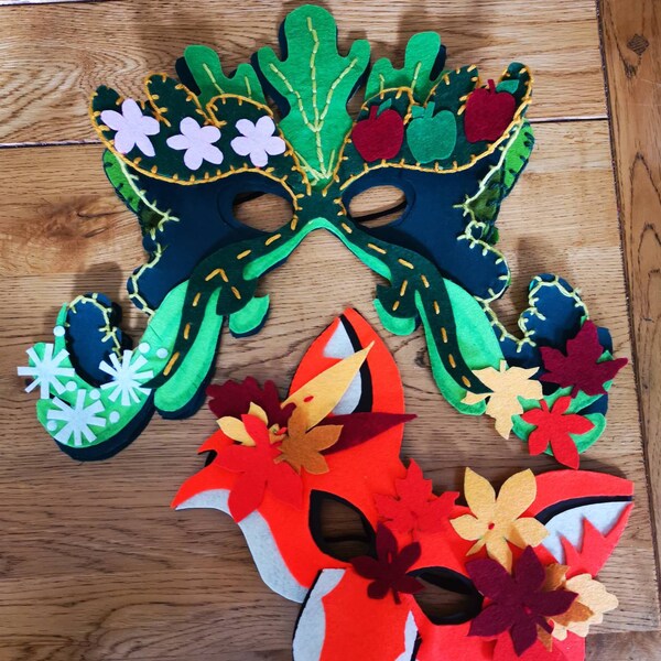 Leaf Mask PDF Pattern - Etsy