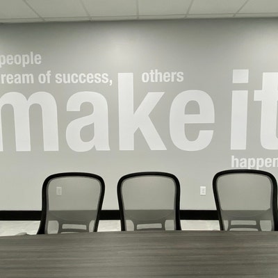 Office Wall Art Wall Decal Act Show Do Prove - Etsy