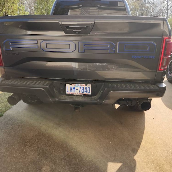 2017-2020 Ford Raptor Tailgate Letter OUTLINES ONLY Vinyl Decals - Etsy