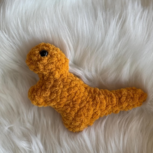 Dinosaur Chicken Nuggets Crochet Pattern: Food Amigurumi (PDF Pattern ...