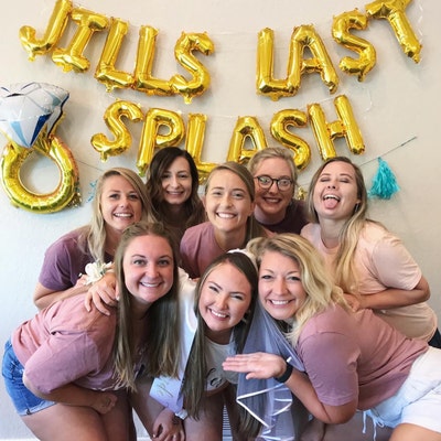 Last Splash Balloons Mermaid Bachelorette Party Decor Bachelorette ...