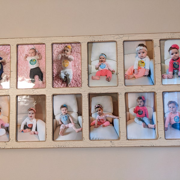 Collage Multiple Opening Picture Frame With 12 Large Wallets (2-1/2"x3 ...
