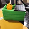 Flickering LED Dumpster Fire - Etsy