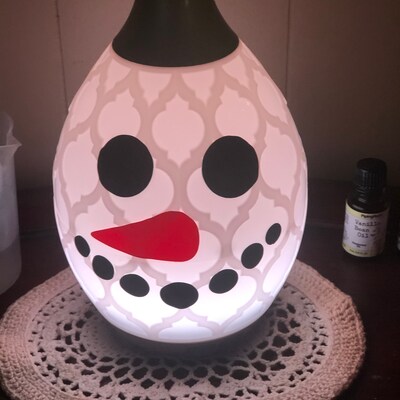 Snowman Desert Mist Diffuser Dewdrop Diffuser Vinyl - Etsy