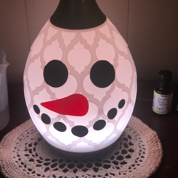 Snowman ~ Desert Mist Diffuser ~ Dewdrop Diffuser ~ Vinyl Decal - Etsy