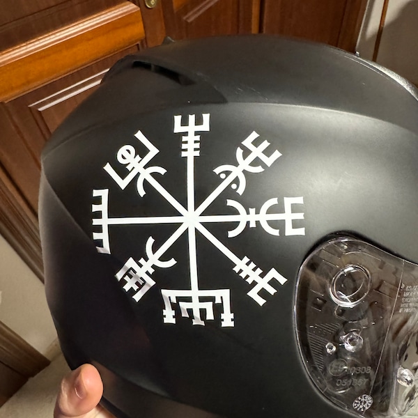 Vegvisir Norse Mythology Viking Vinyl CAR DECAL, Pagan Asatru Runic ...