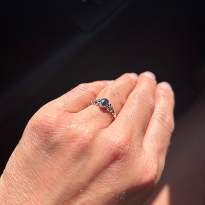 Silver Swirl Ring / Long Scroll Ring / Long Finger Heavy Swirl / Silver ...