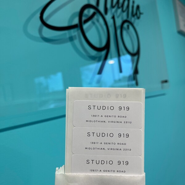 Custom Individual Guest Address Labels- Modern Guest Address Labels - Etsy