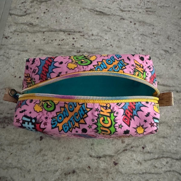 Boxy Bag | Dopp Kit | Zipper Bag | Makeup Pouch | Cosmetic Bag ...