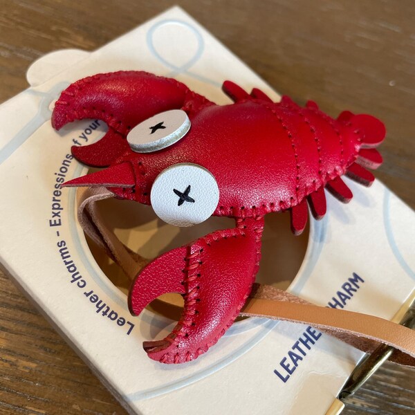 Crawfish Bag Charm, Unique Microfiber Bag Charm, Cute Key Chain ...