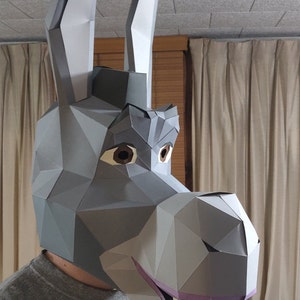 DONKEY SHREK MASK Diy - Etsy