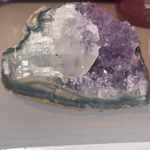 3.9 Smile Crystal Ball Open Mouth-shaped Amethyst Crystal | Etsy