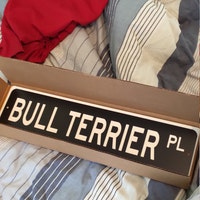 Bull Terrier, Bull Terrier Gift, Bull Terrier Sign, Dog Lover Gift ...