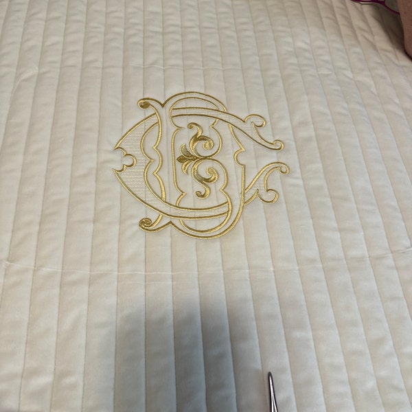 Interlocking B and B Monogram Embroidery Design / Embroidery Design ...