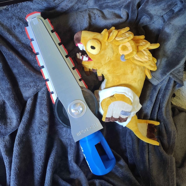 Heavy Splatling From Splatoon 3d Printed Etsy