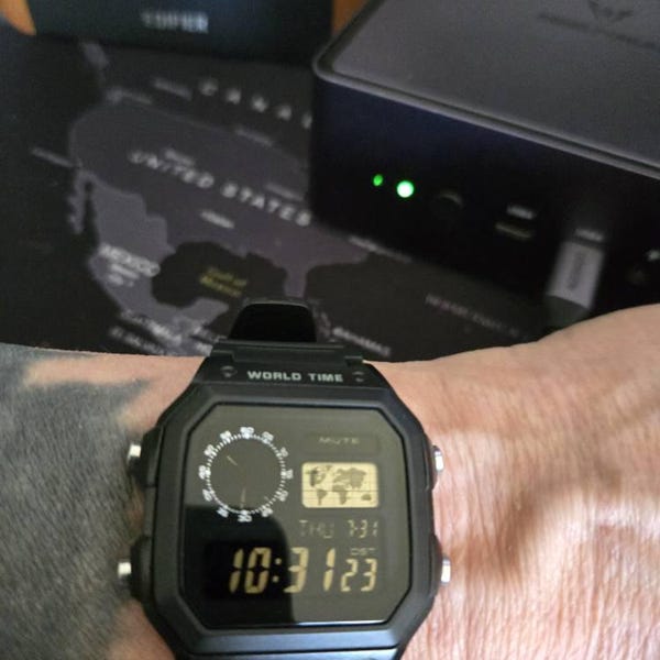 Mission Mods - Custom Casio AE1200 Hydro Blackout Digital Watch ...